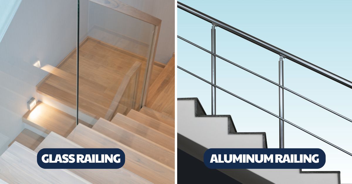 Glass Railing vs Aluminum Railing Pros and Cons