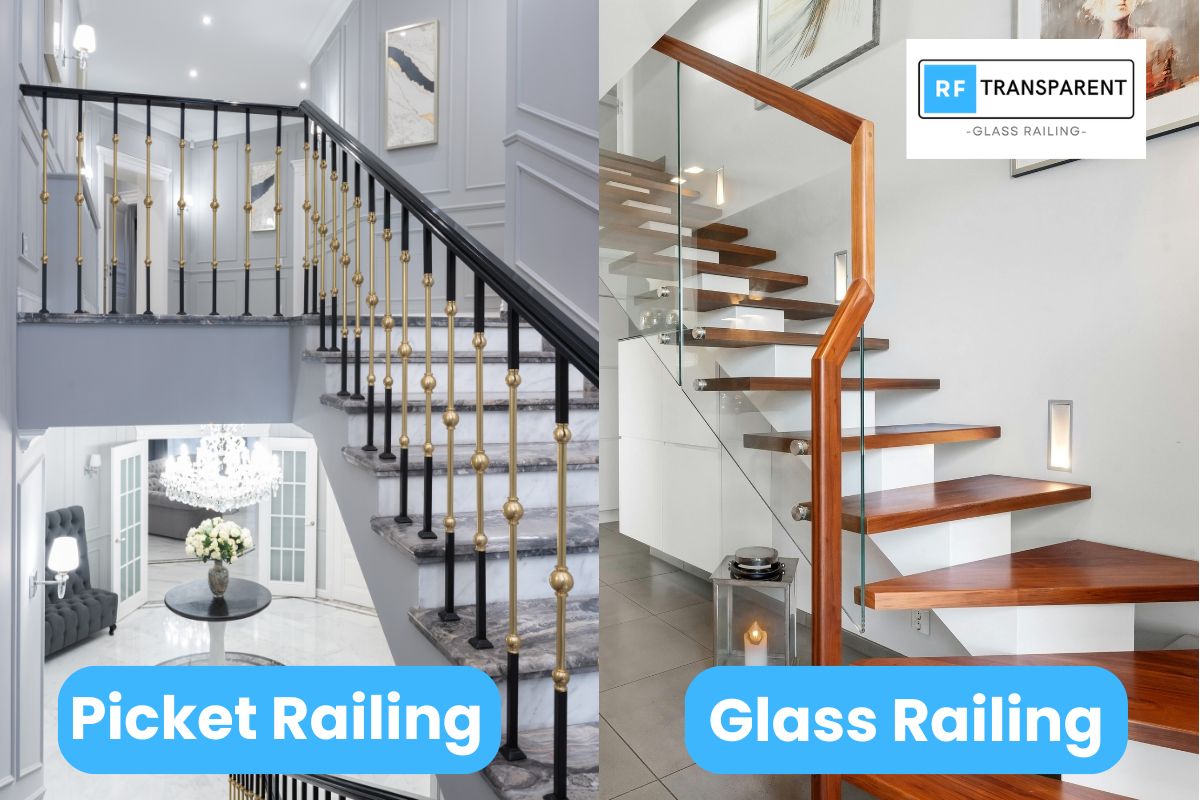 Picket Railings vs Glass Railings: Which Is Right for Your Home?